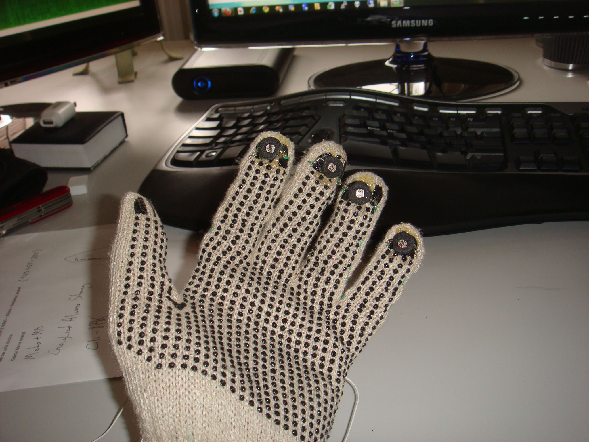 Drumming MIDI Glove Using Arduino and Light Sensors (with Pictures ...