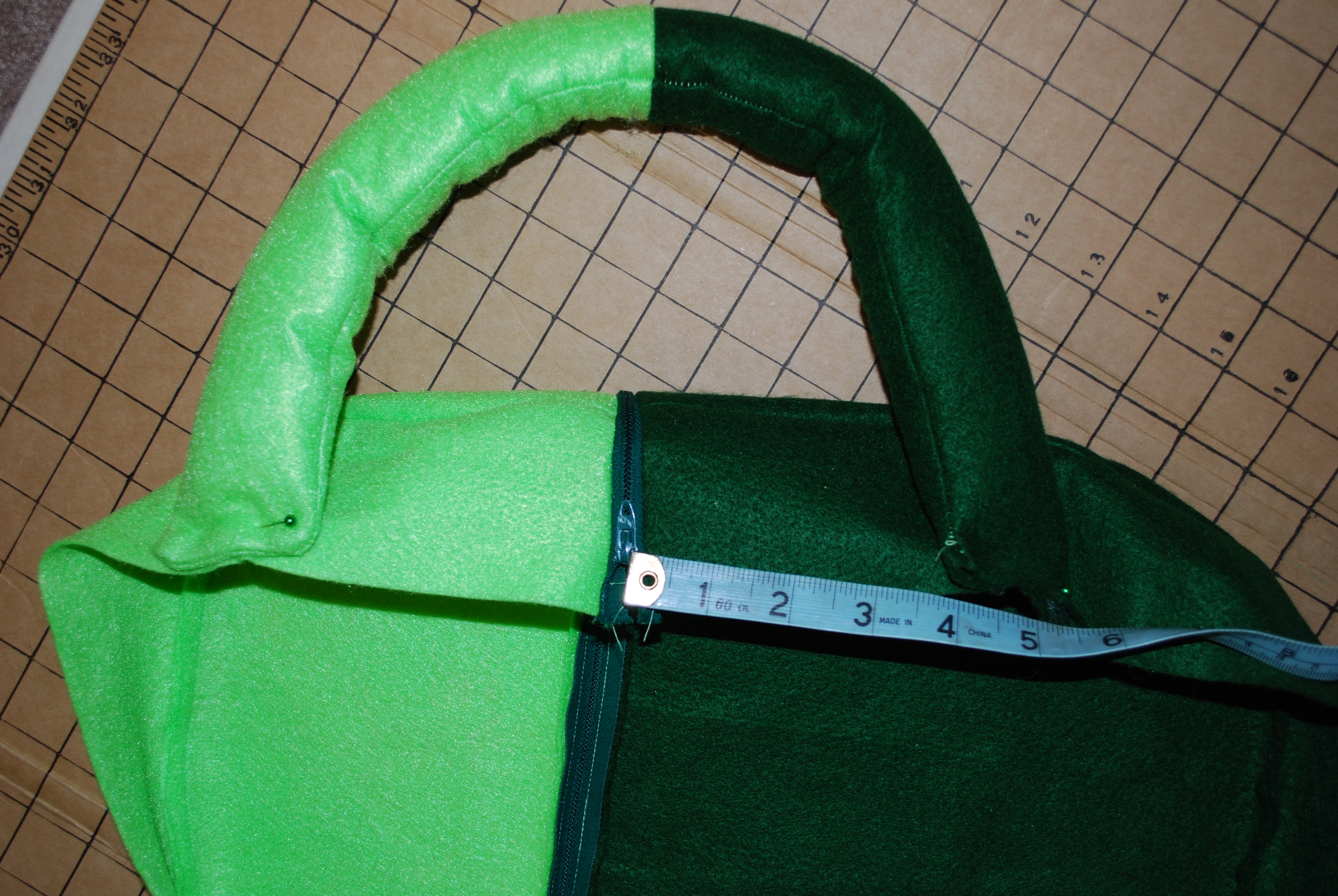 Adventure Time! Finn Costume! Backpack (functional, With Zipper Opening ...