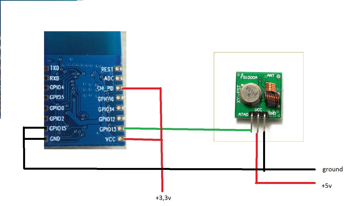ESP8266-12 Standalone Blynk Control Outlets Wireless 433 Mhz : 6 Steps ...