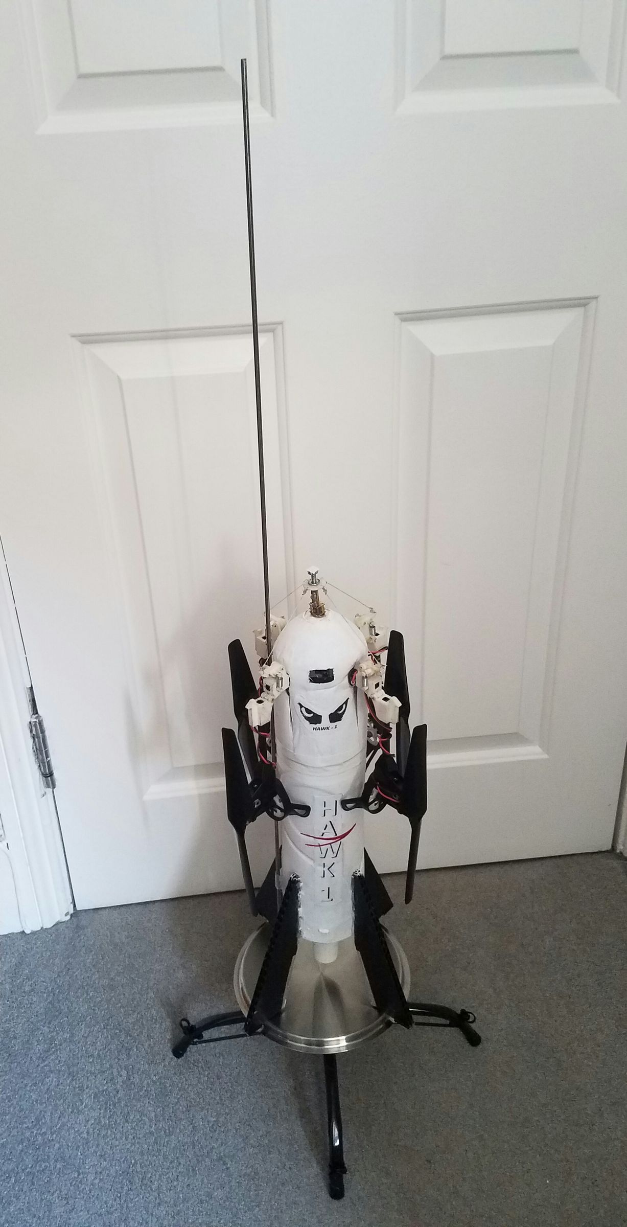 Pyro Rocket Metal Launch Pad for Less Than $20 : 7 Steps - Instructables