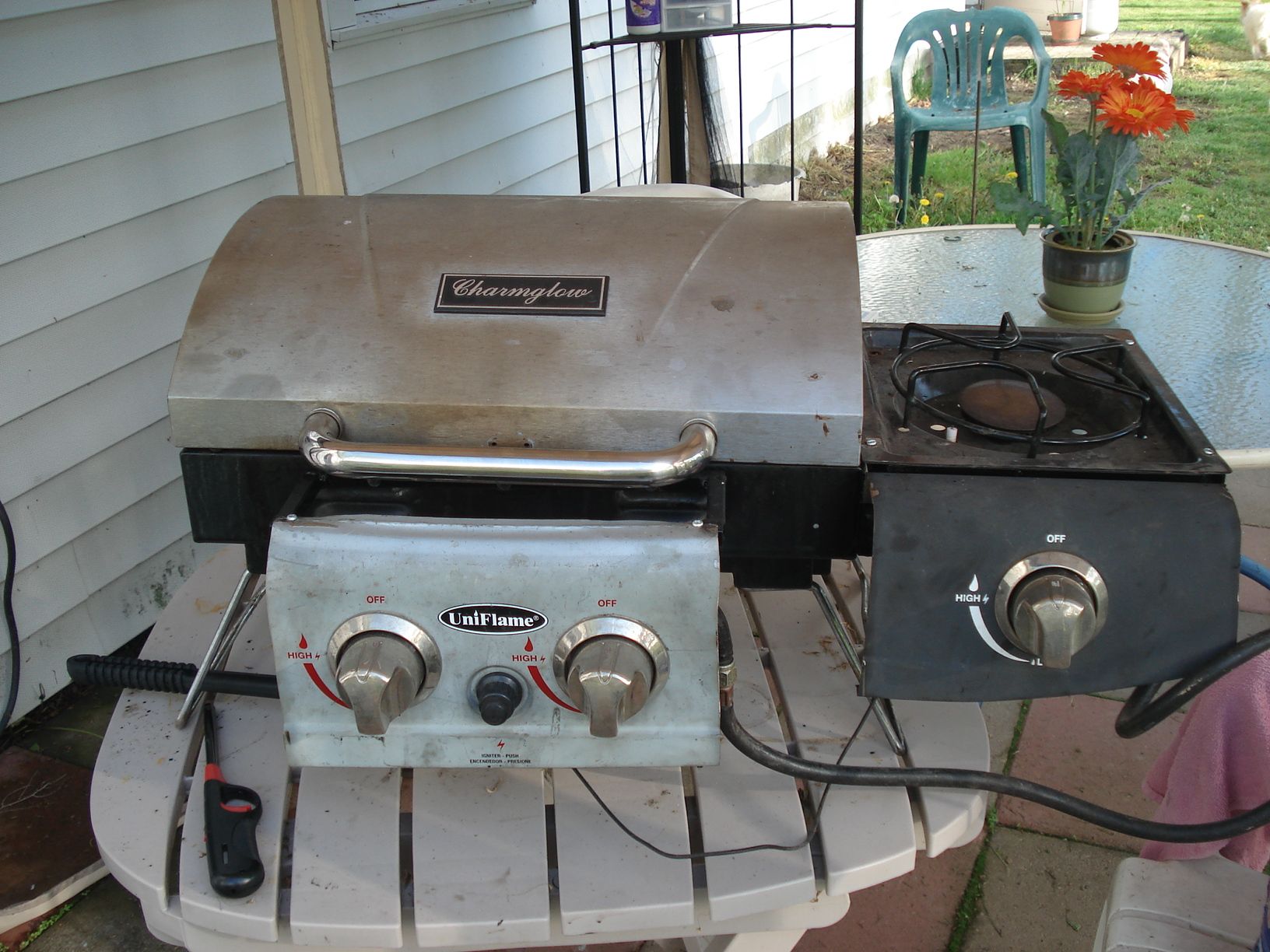 How to Modify a Camping Grill With Side Burner : 8 Steps (with Pictures ...