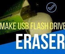 How to Make USB Flash Drive Using an Eraser | DIY USB Drive Case : 4 ...