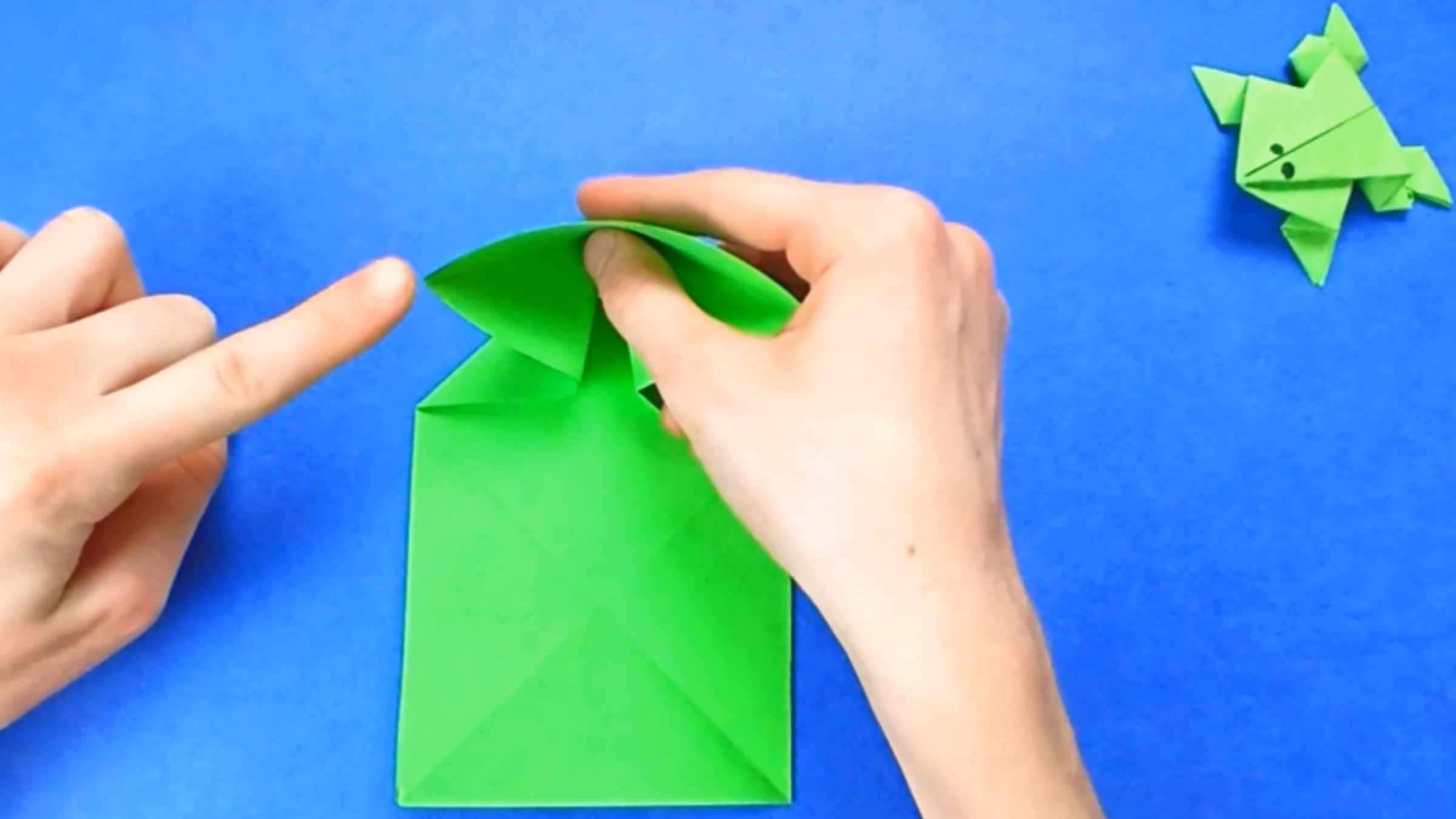 How to Make a Jumping Paper Frog? : 36 Steps (with Pictures ...