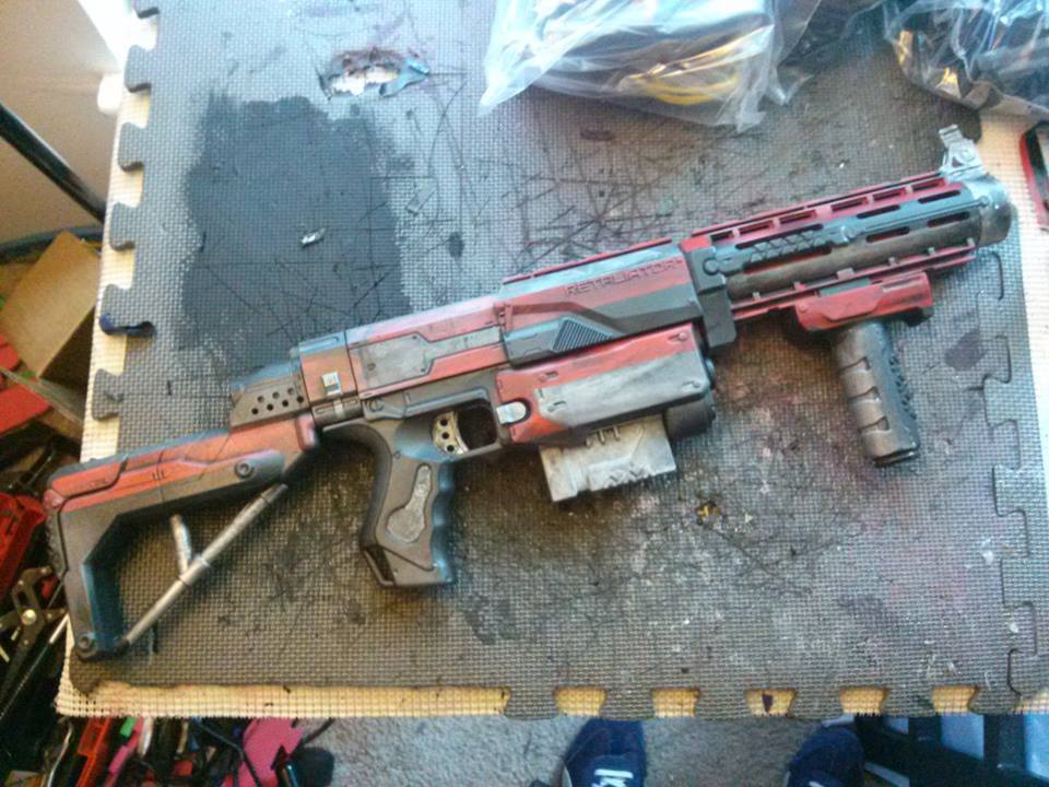 Painted nerf guns store