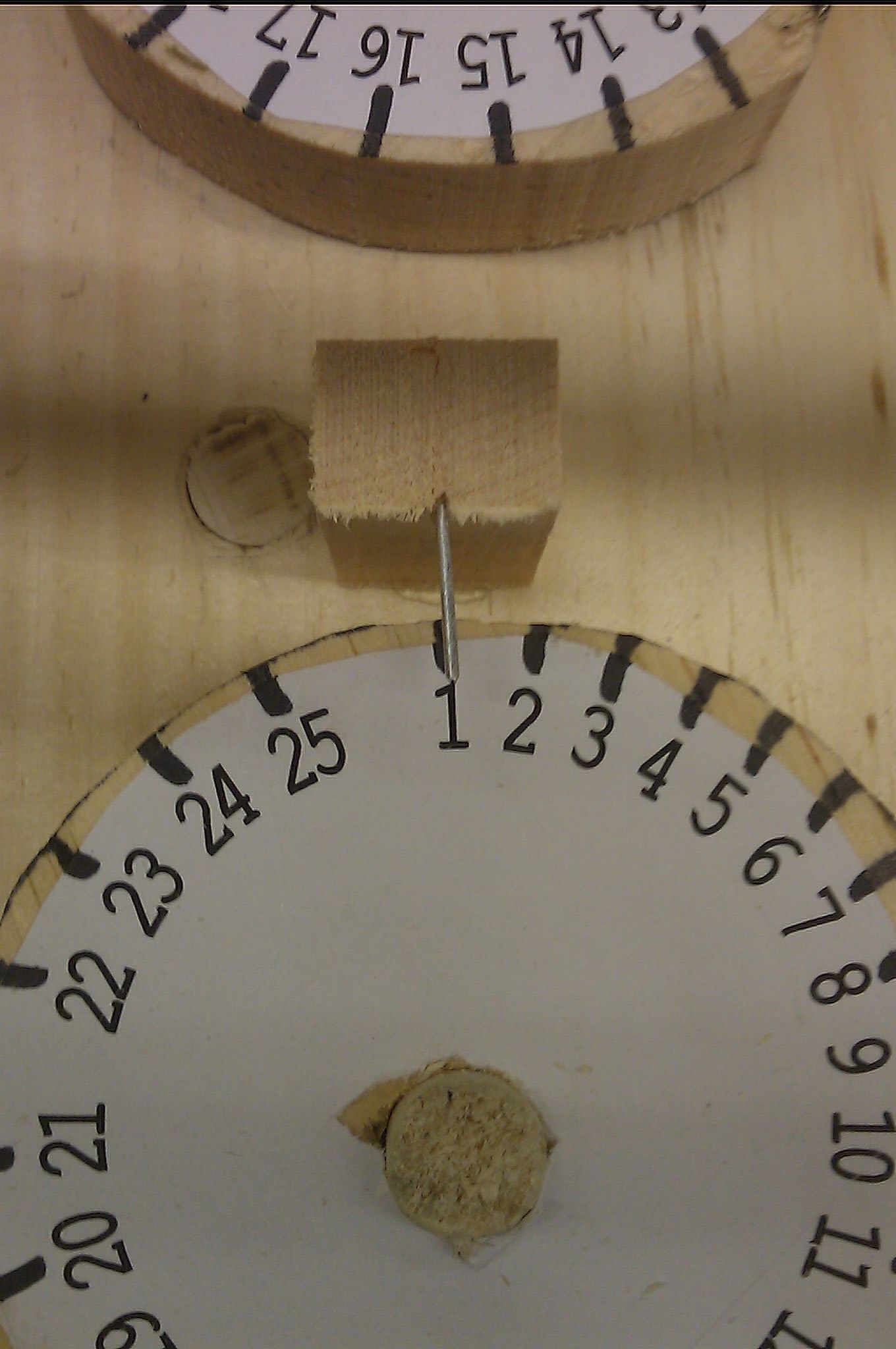 Wooden Dial Combination Lock, With Spring Release and Changable Code ...