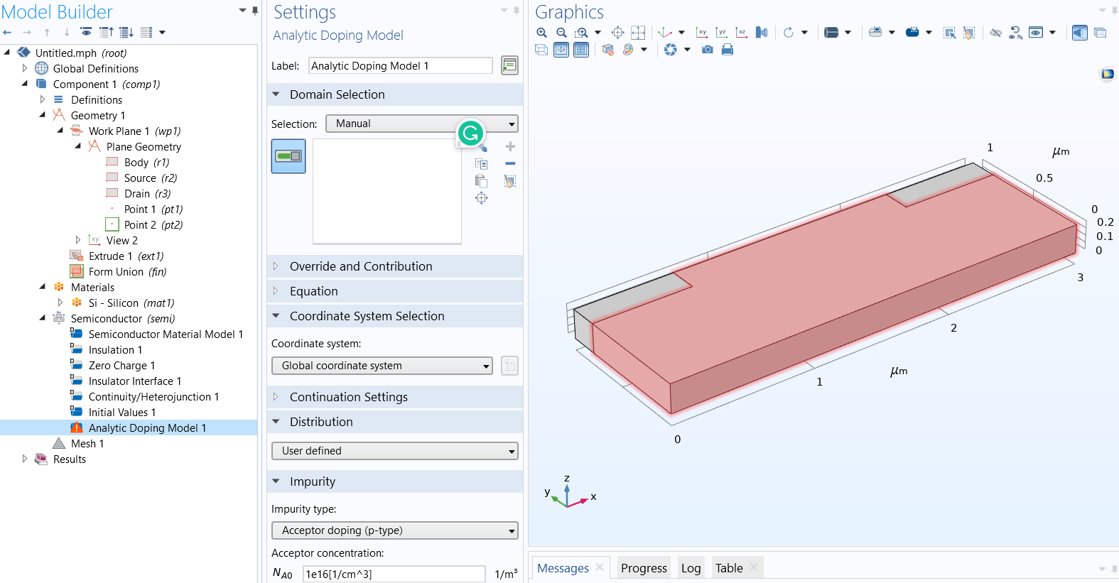 Mighty MOSFET Simulation in COMSOL - Visualizing Its Properties : 12 ...