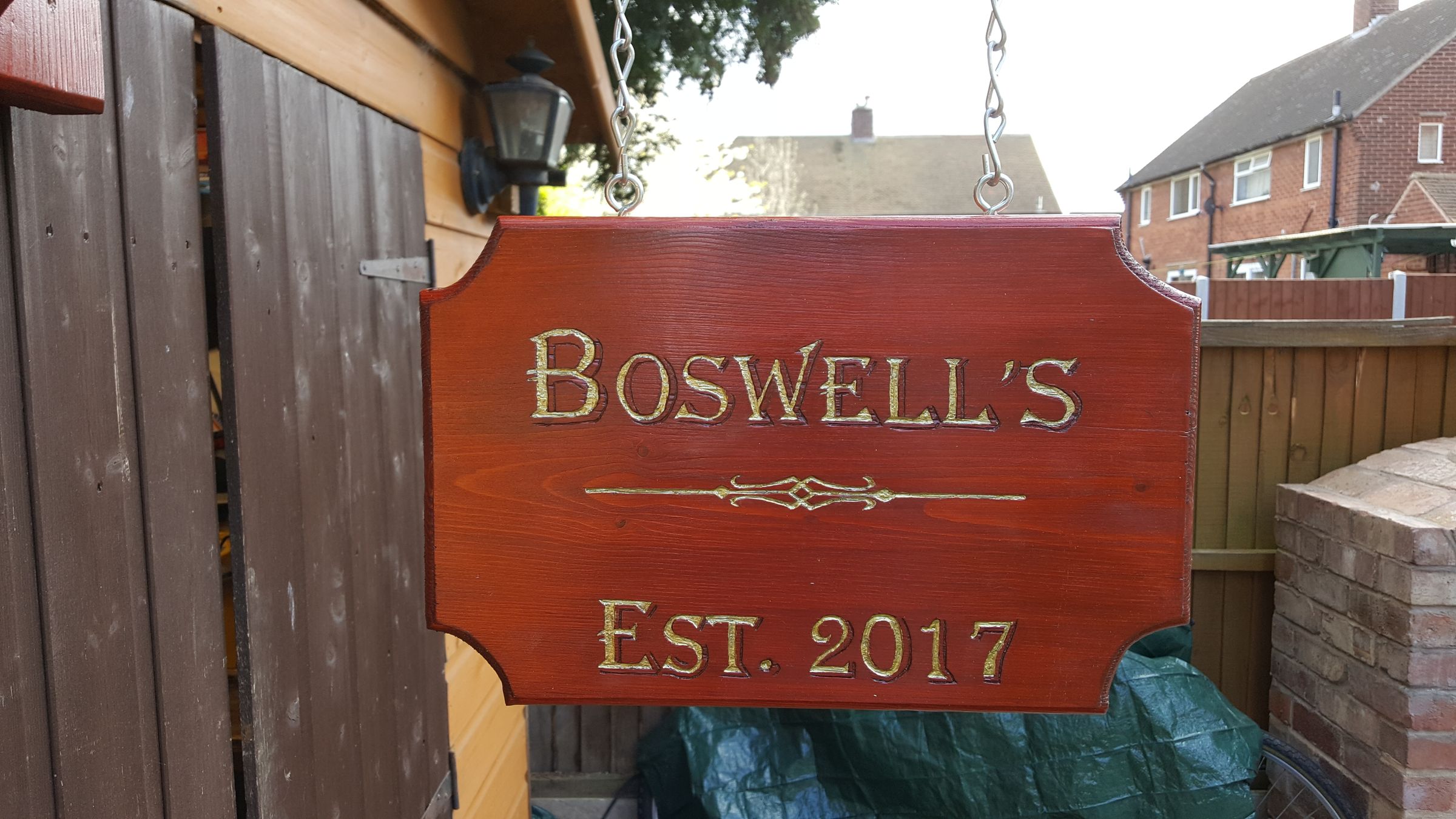Hand Carved Hanging Bar Sign : 5 Steps (with Pictures) - Instructables