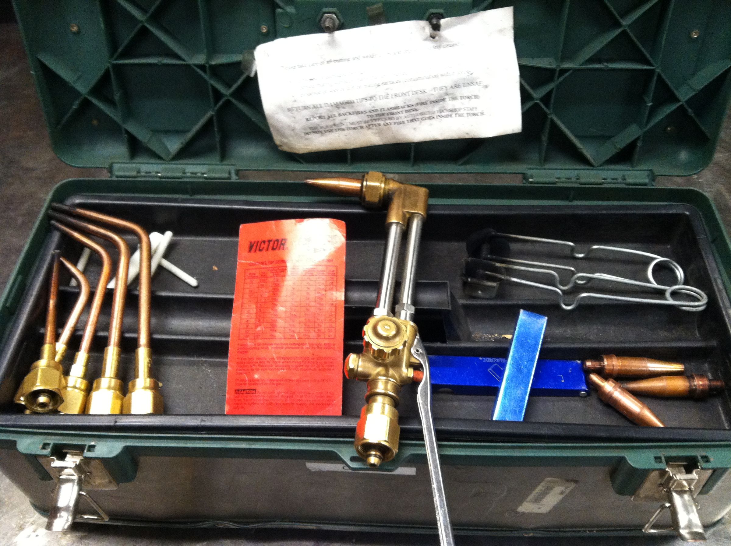 Setting Up the Oxy-acetylene Equipment at TechShop Menlo Park : 8 Steps ...