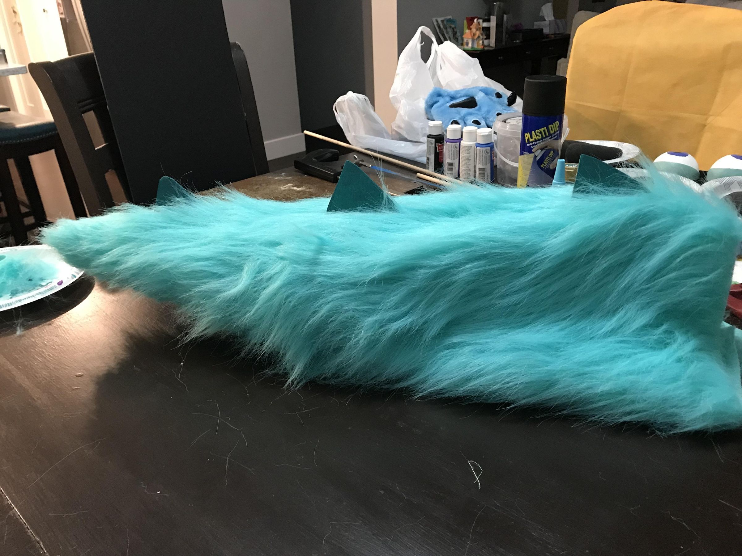 Sulley (Trademark Disney) Monster Homemade Halloween Costume : 11 Steps ...
