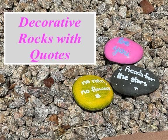 Decorative Rocks With Quotes : 3 Steps - Instructables