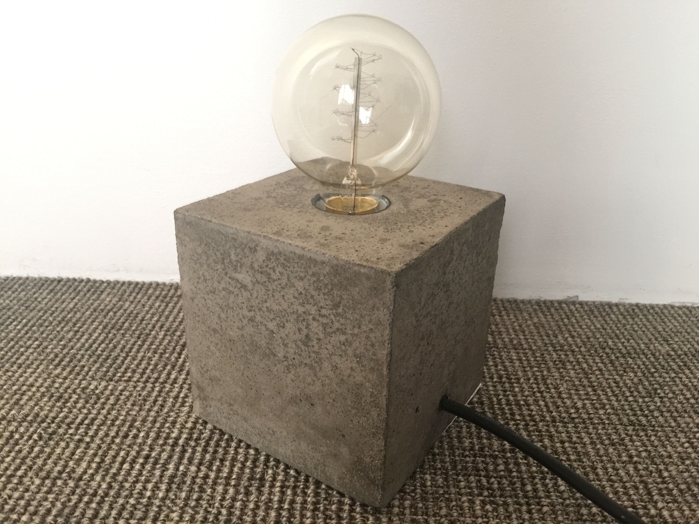 DIY - Concrete Lamp : 9 Steps (with Pictures) - Instructables