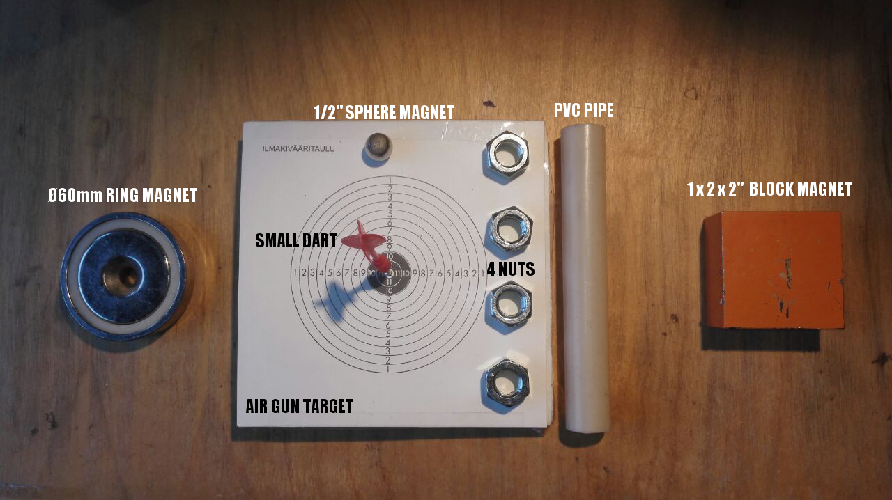Magnetic Darts ~ Magnet Launcher ~ Linear Accelator : 3 Steps ...