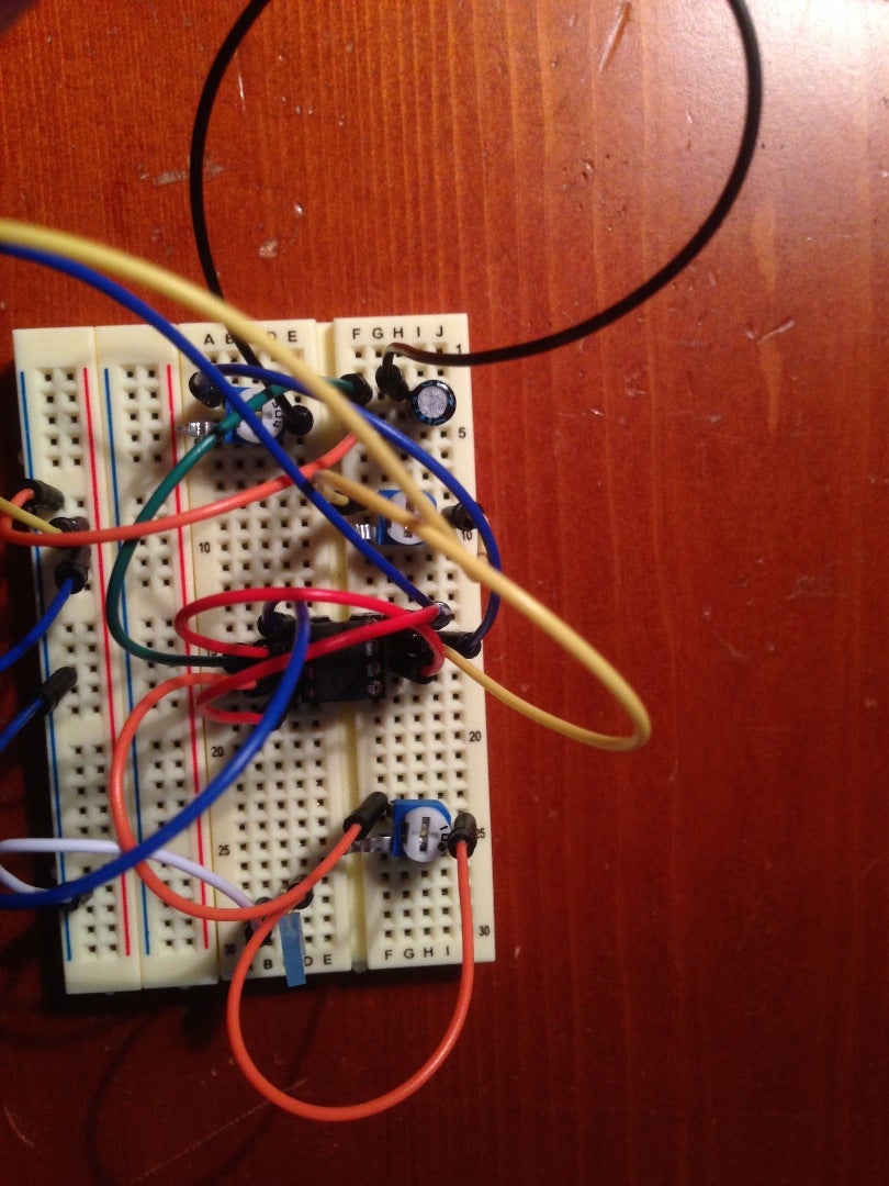 555 Timer Flashing Led 4 Steps Instructables