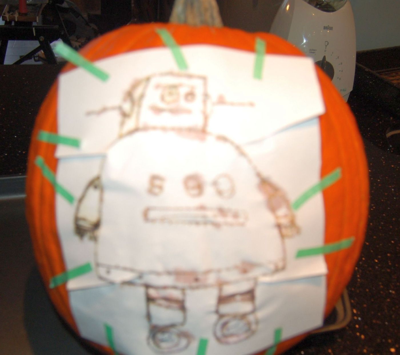Instructables Robot Halloween Pumpkin - Instructables