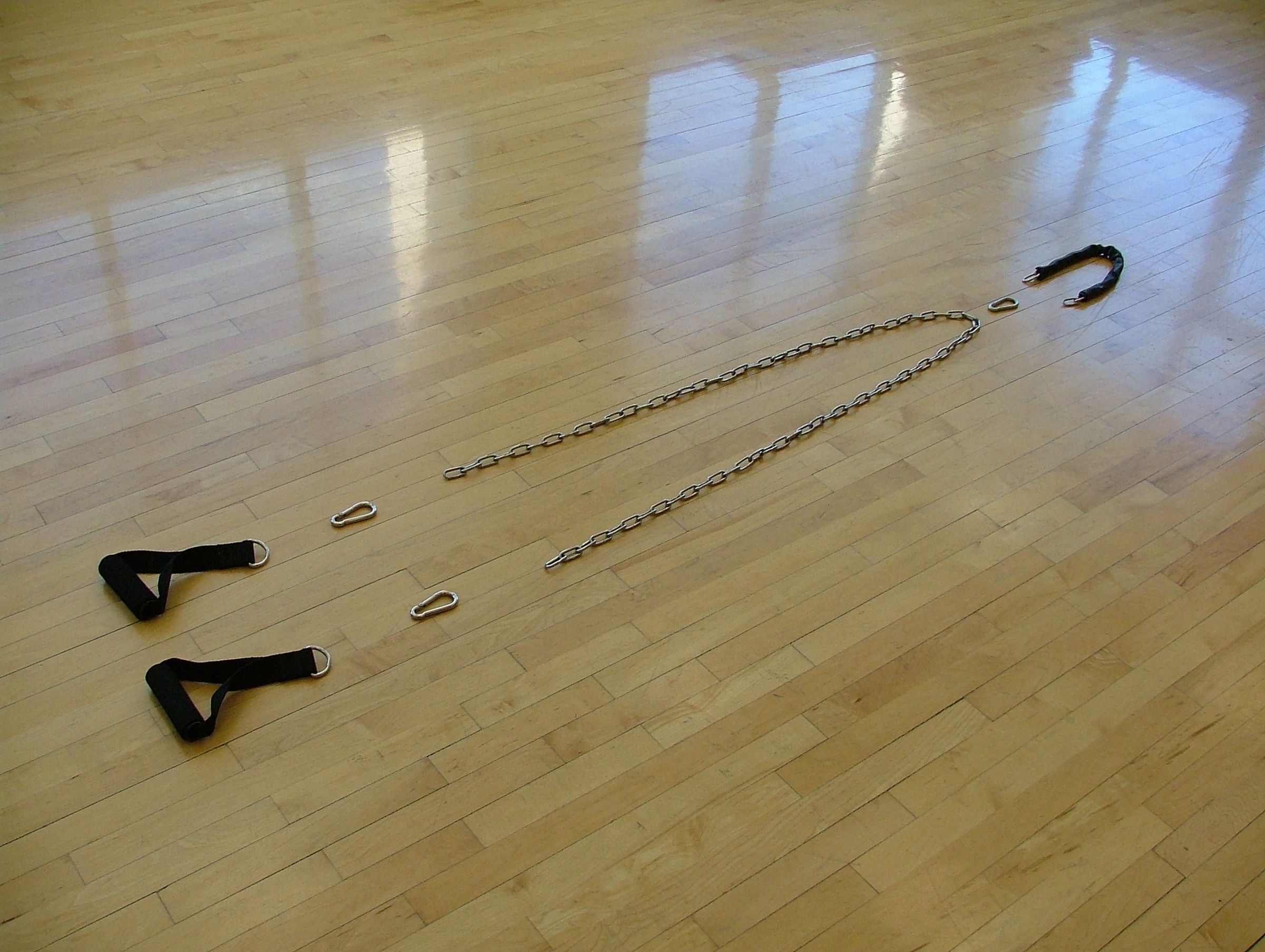 The Chains Suspension Exercise Device for Body Leverage Training : 3 ...