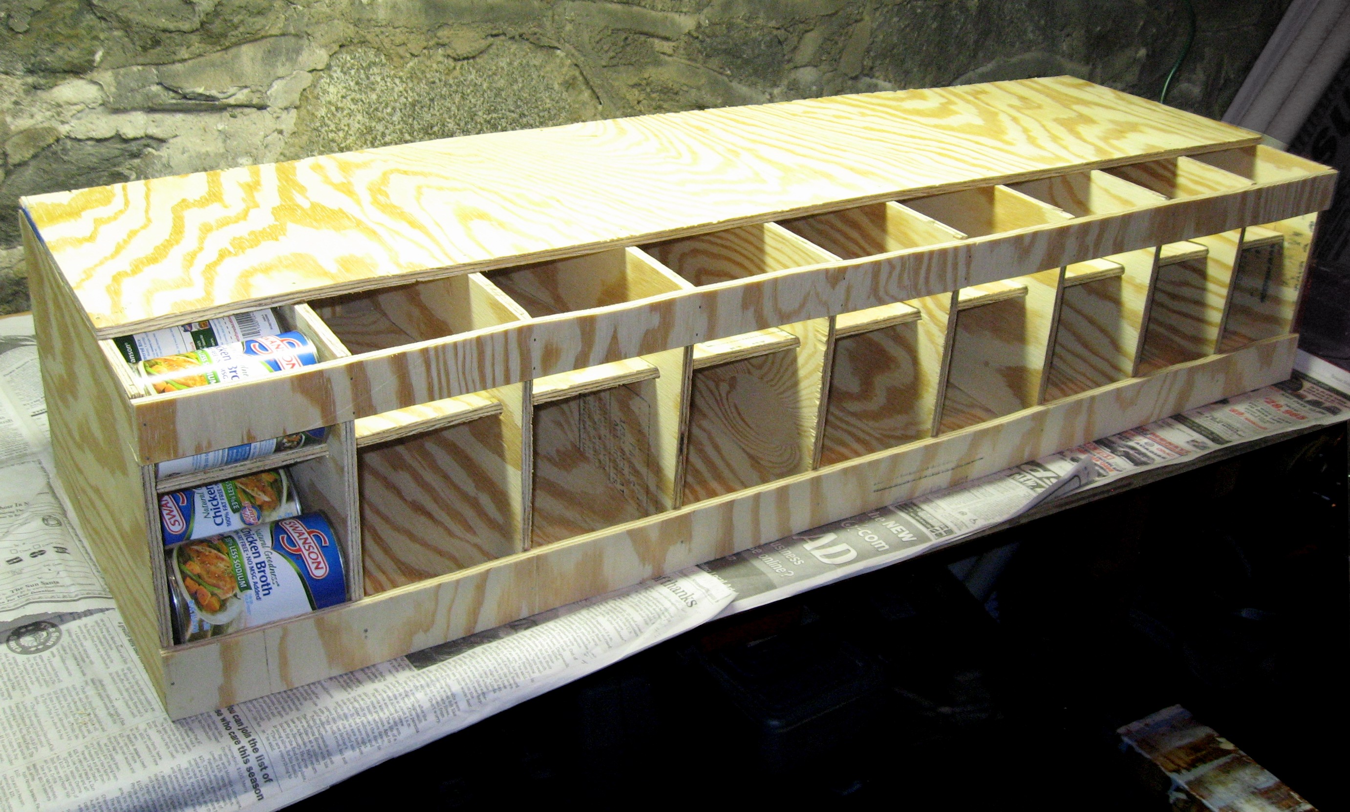 81 Can FIFO - Bulk Can Dispenser / Organizer : 9 Steps (with Pictures ...