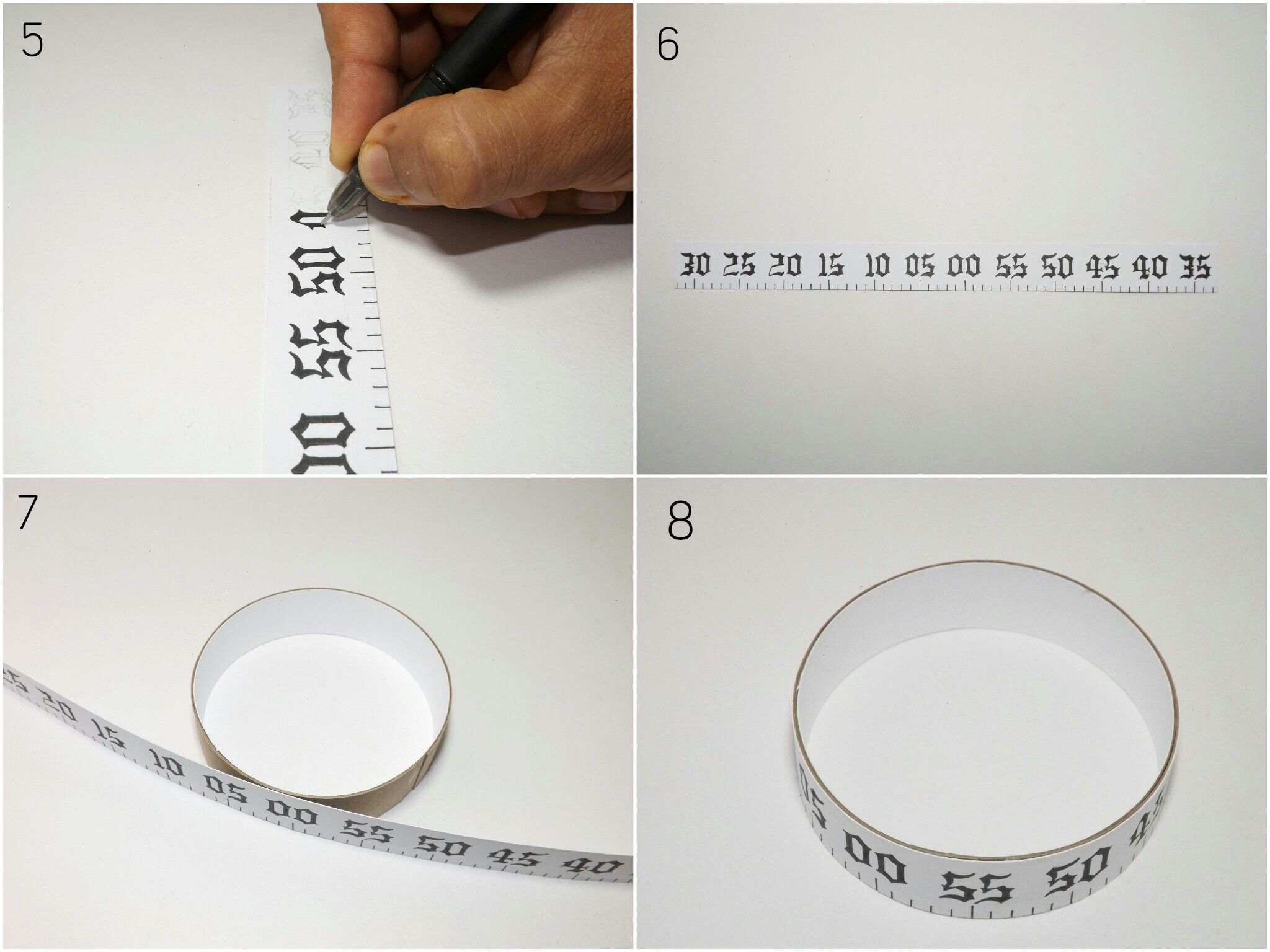 Cardboard Paper Ring Clock : 10 Steps (with Pictures) - Instructables