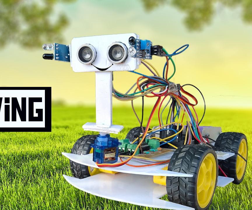 Follow Me Robot Or Object Follower Using Arduino 7 Steps Instructables