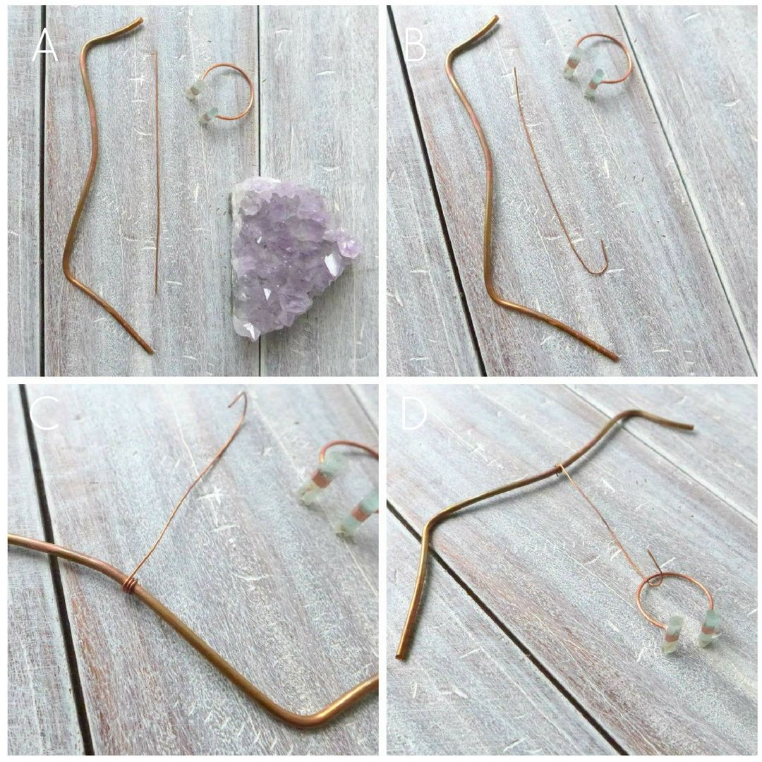 How to Make a Copper Electroformed Gemstone Open Ring : 13 Steps (with ...