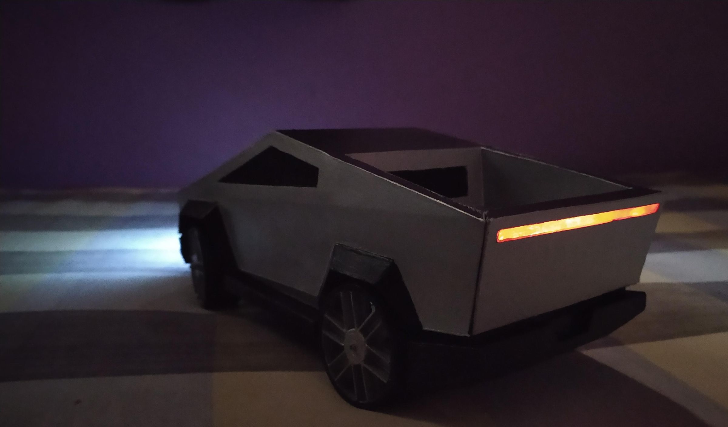 Tesla Cybertruck DIY Made of Cardboard : 6 Steps (with Pictures ...