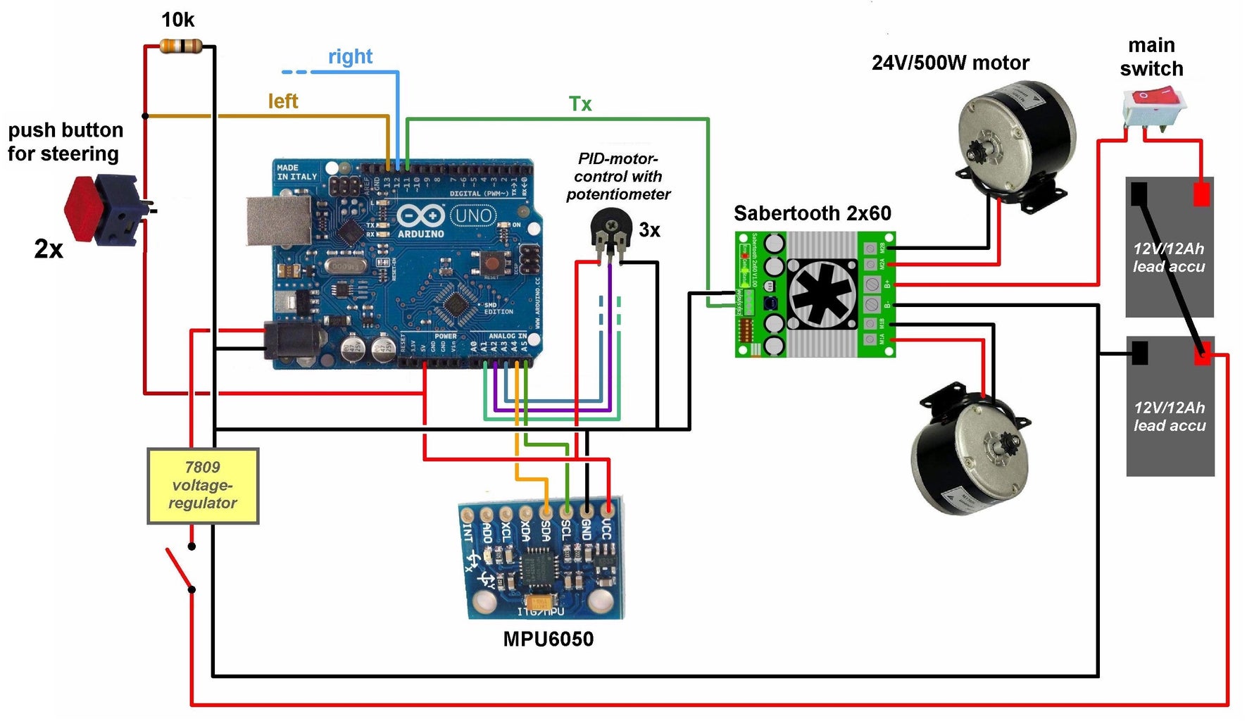 Arduino Segway 4 Steps With Pictures Instructables