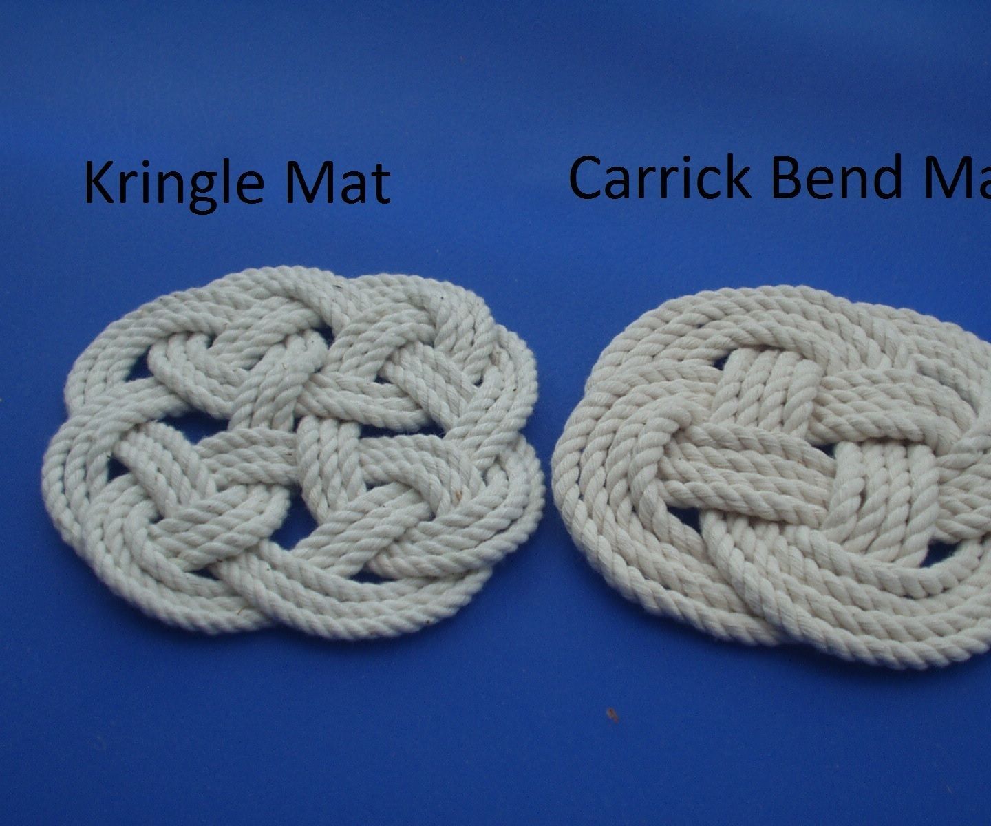 Kringle Mat and Carrick Bend Mat : 12 Steps - Instructables