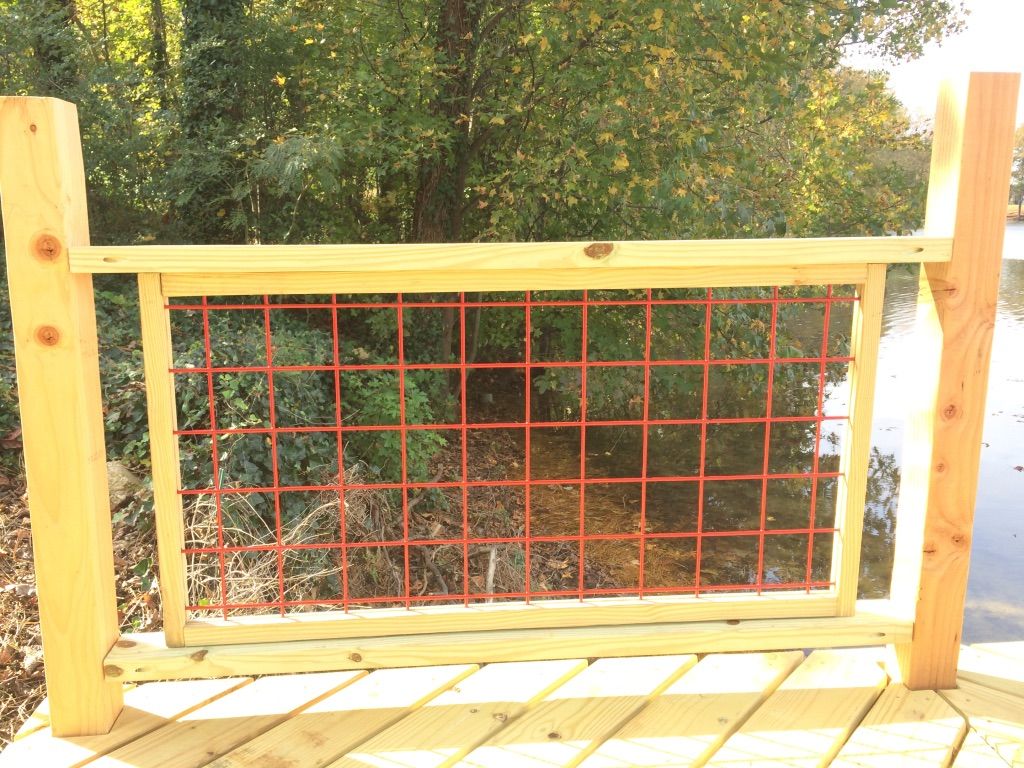 Deck Railing With Hogwire Panels : 12 Steps (with Pictures) - Instructables