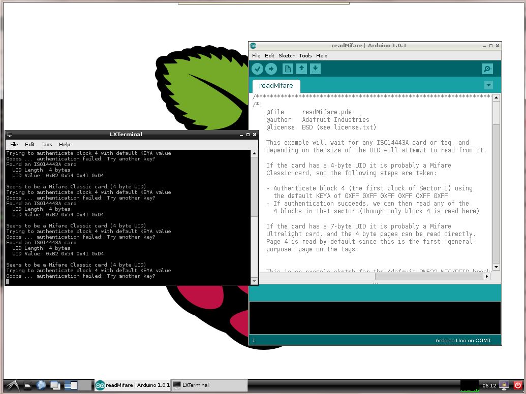 NFC With Raspberry Pi and Arduberry : 9 Steps - Instructables