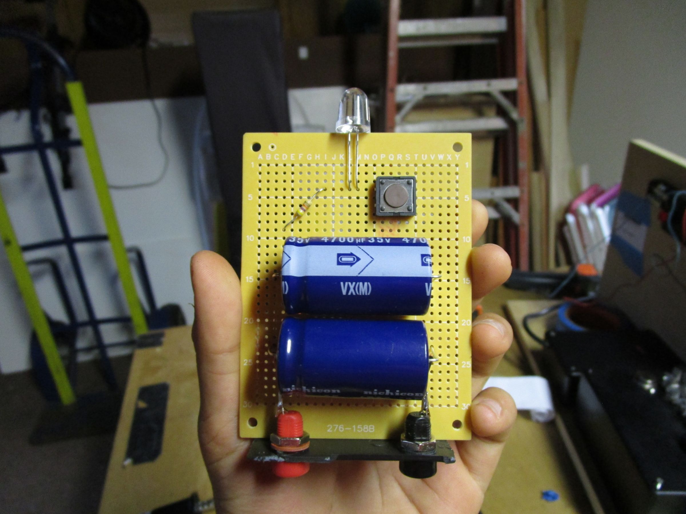 Rechargeable Handheld Capacitor Flashlight : 7 Steps - Instructables