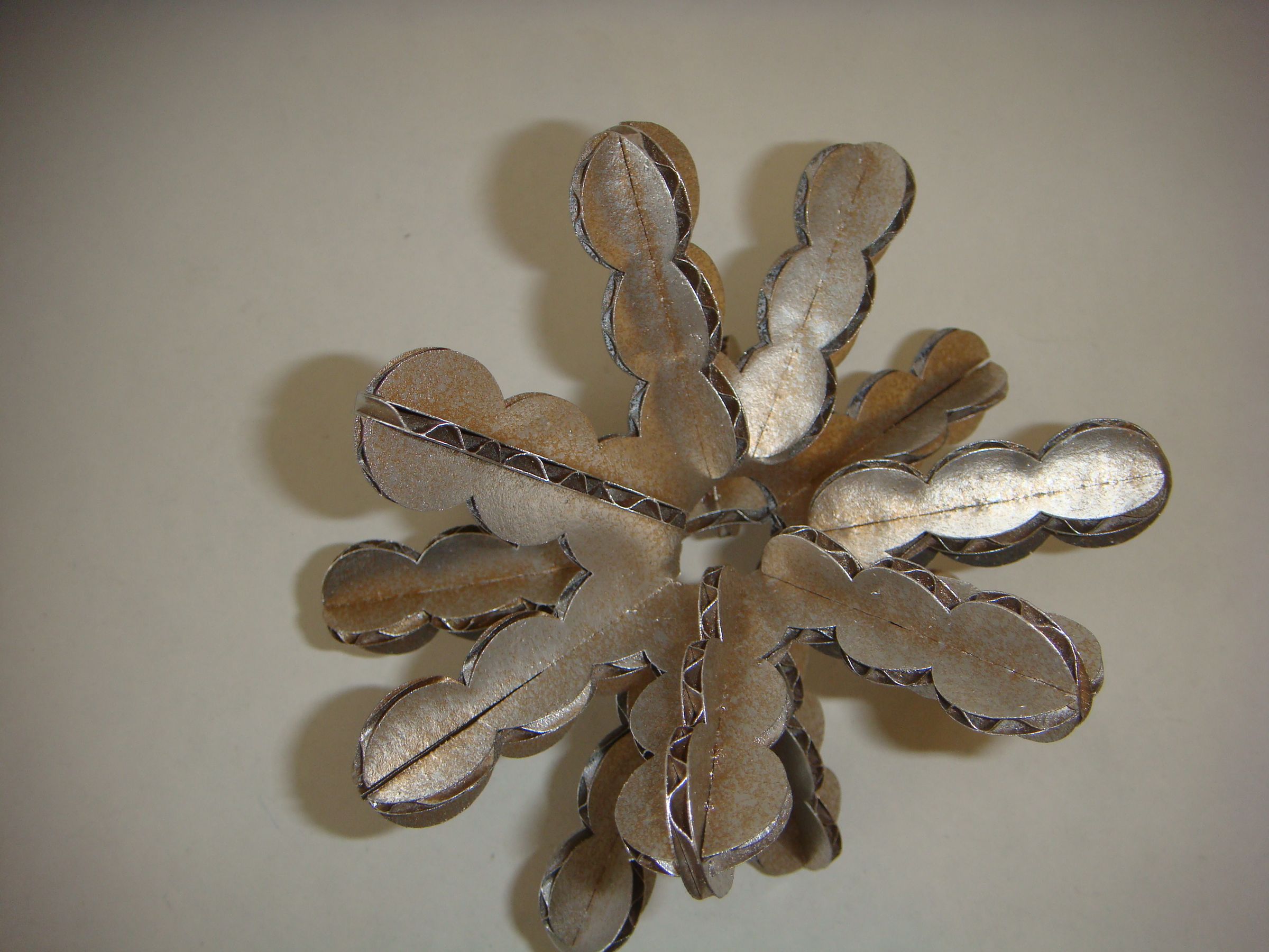 Cardboard Snowflake : 4 Steps - Instructables