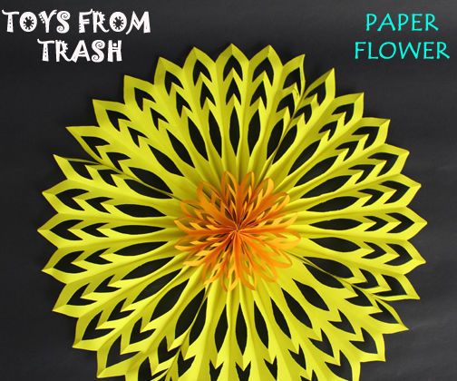 EASY PAPER FLOWER : 5 Steps (with Pictures) - Instructables