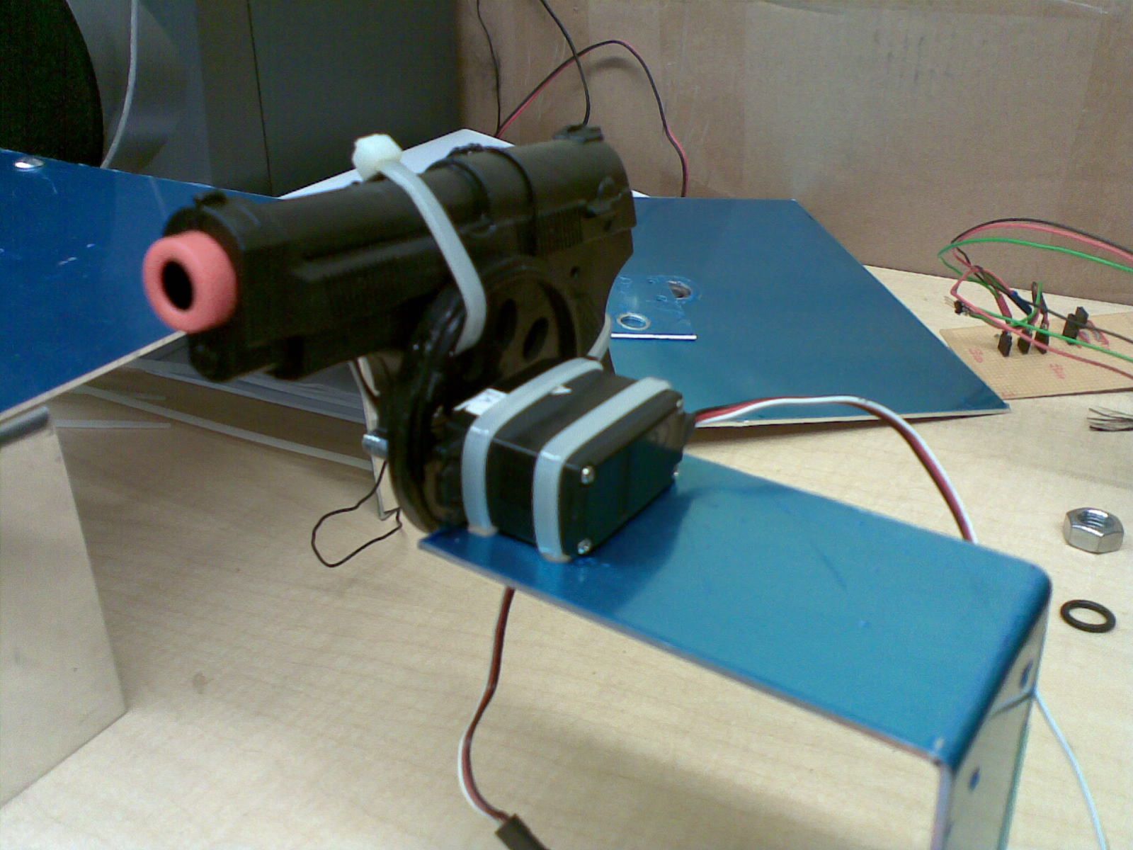 Building a Sentry Gun With Laser Trip Wire System and Arduino : 7 Steps ...
