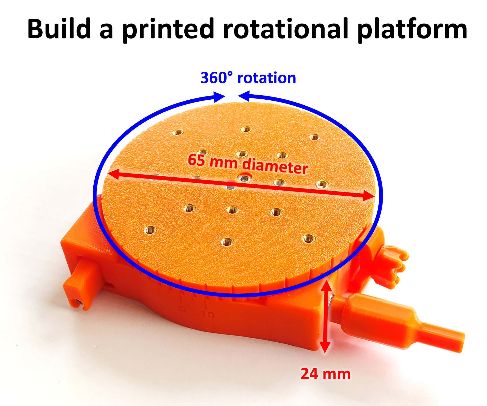 Build a 3D Printed Rotational Platform : 7 Steps - Instructables