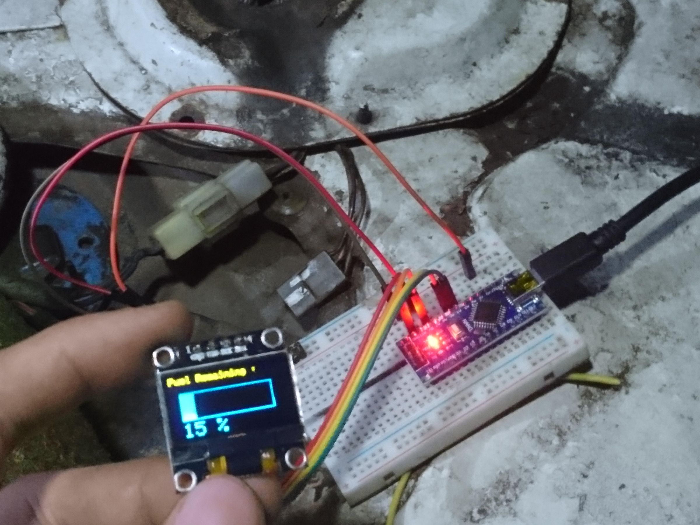 OLED Fuel Level Display Using Arduino : 5 Steps - Instructables
