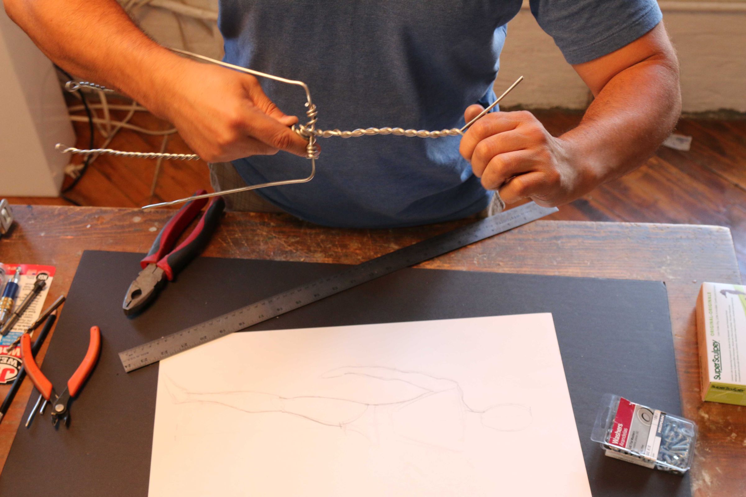Making an Armature for a Clay Sculpture : 21 Steps (with Pictures ...