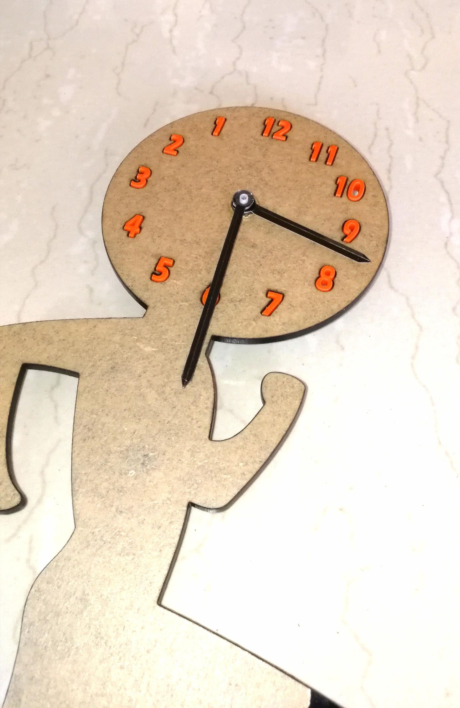 Running Man Reverse Clock : 5 Steps (with Pictures) - Instructables