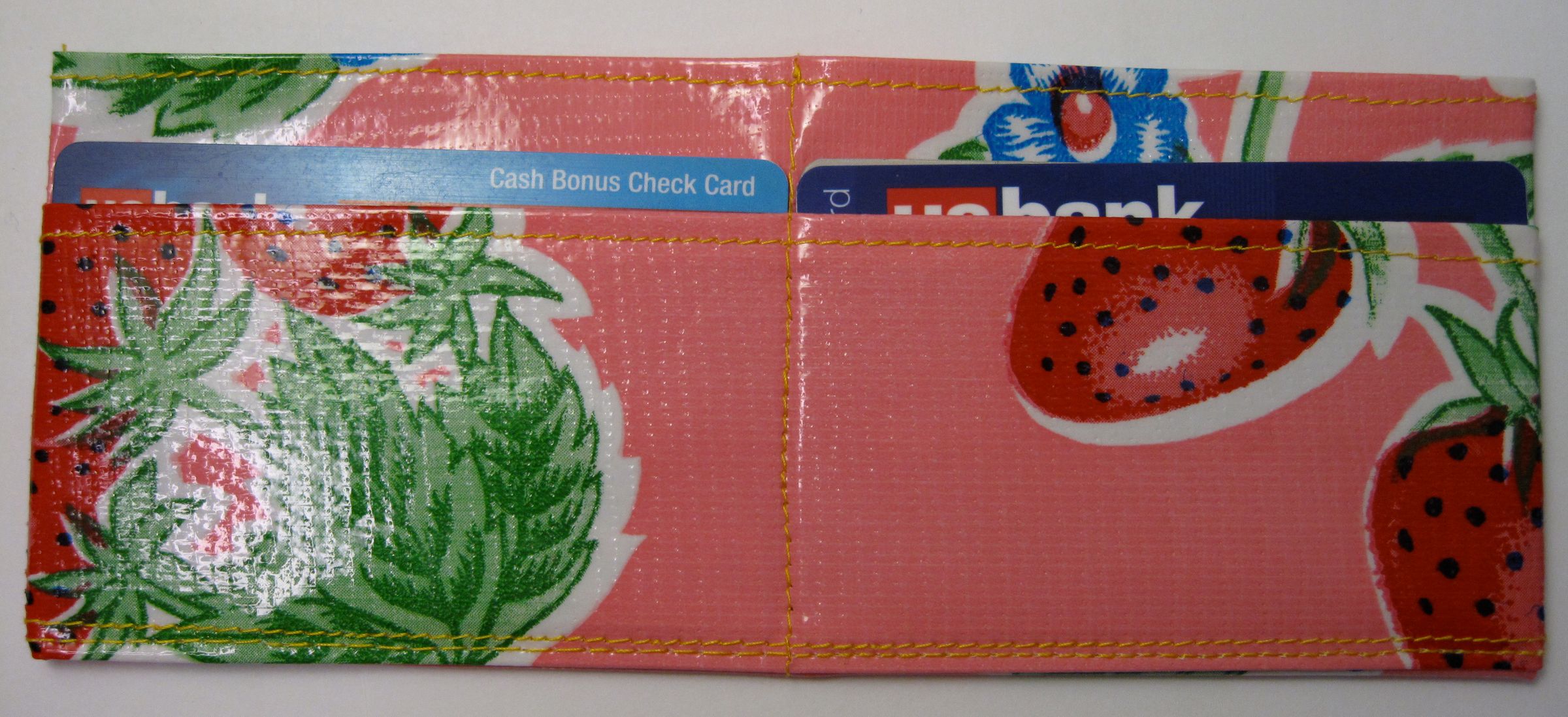 Sew a Simple Oilcloth Wallet : 9 Steps (with Pictures) - Instructables