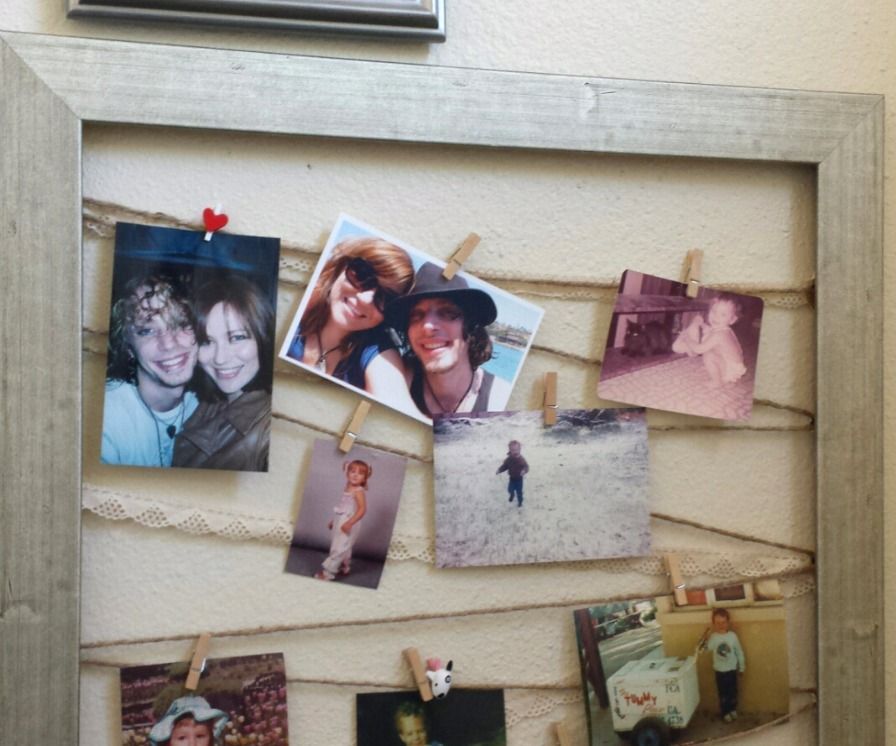 Clothesline Picture Frame