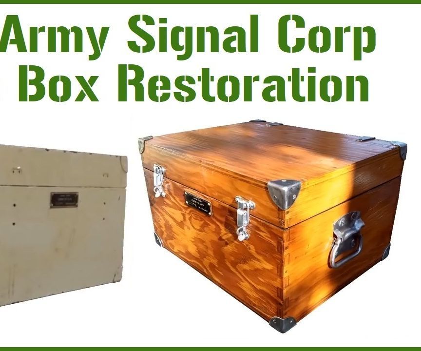 Army Signal Core Box Restoration : 10 Steps (with Pictures) - Instructables