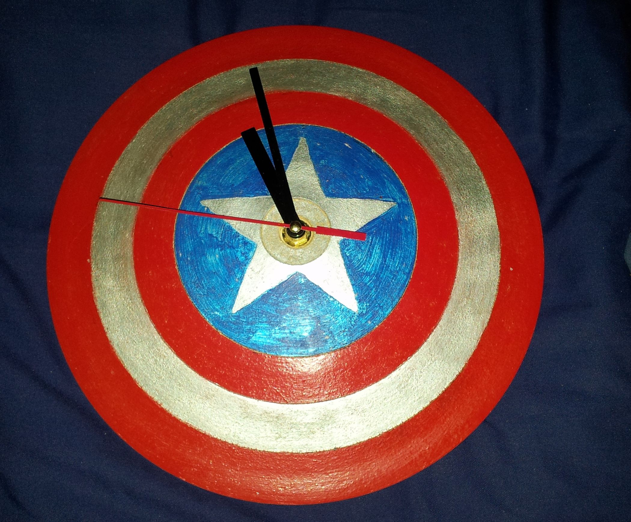 Captain America Shield Clock - Instructables