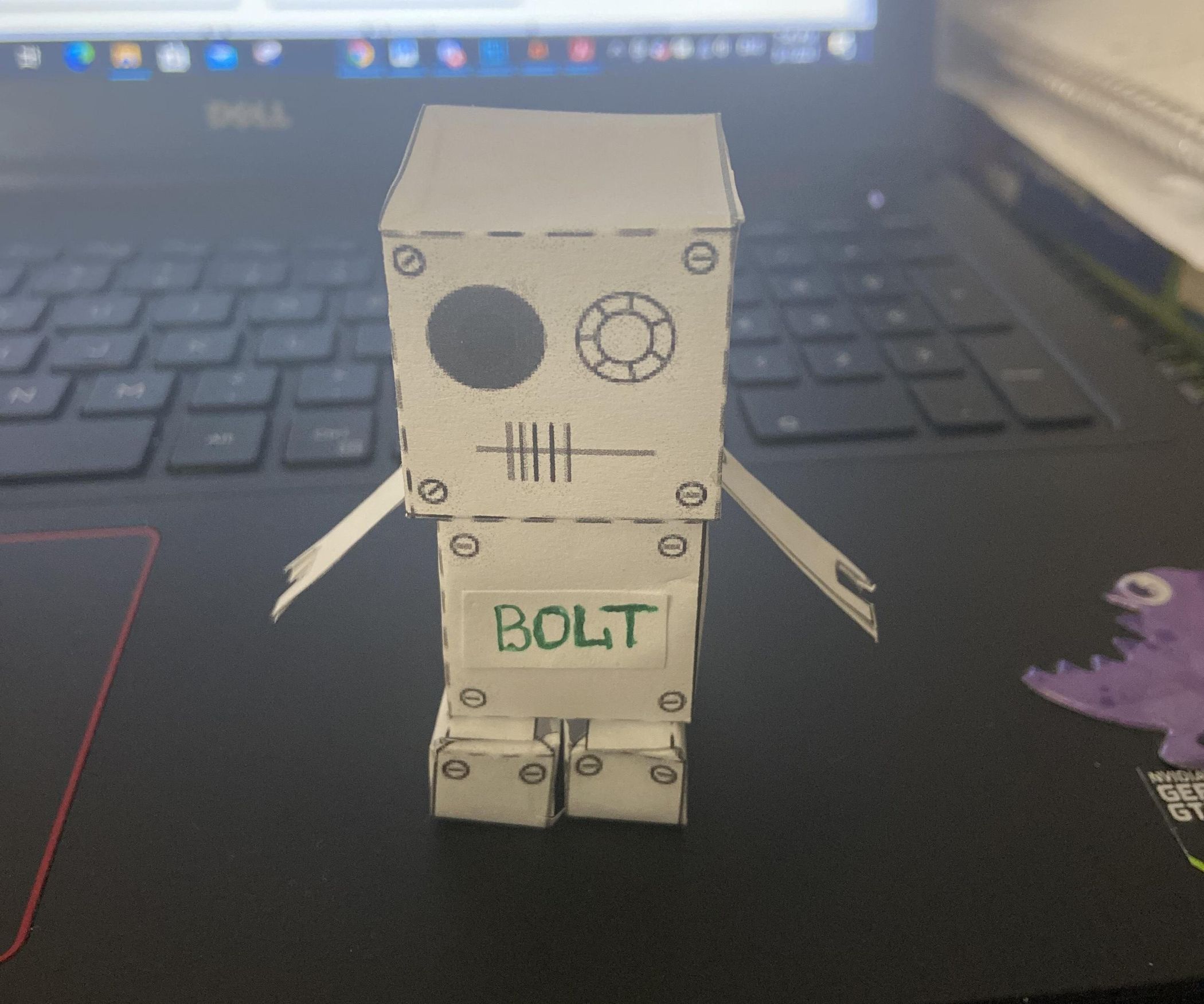 Paper Robot Bolt : 6 Steps - Instructables