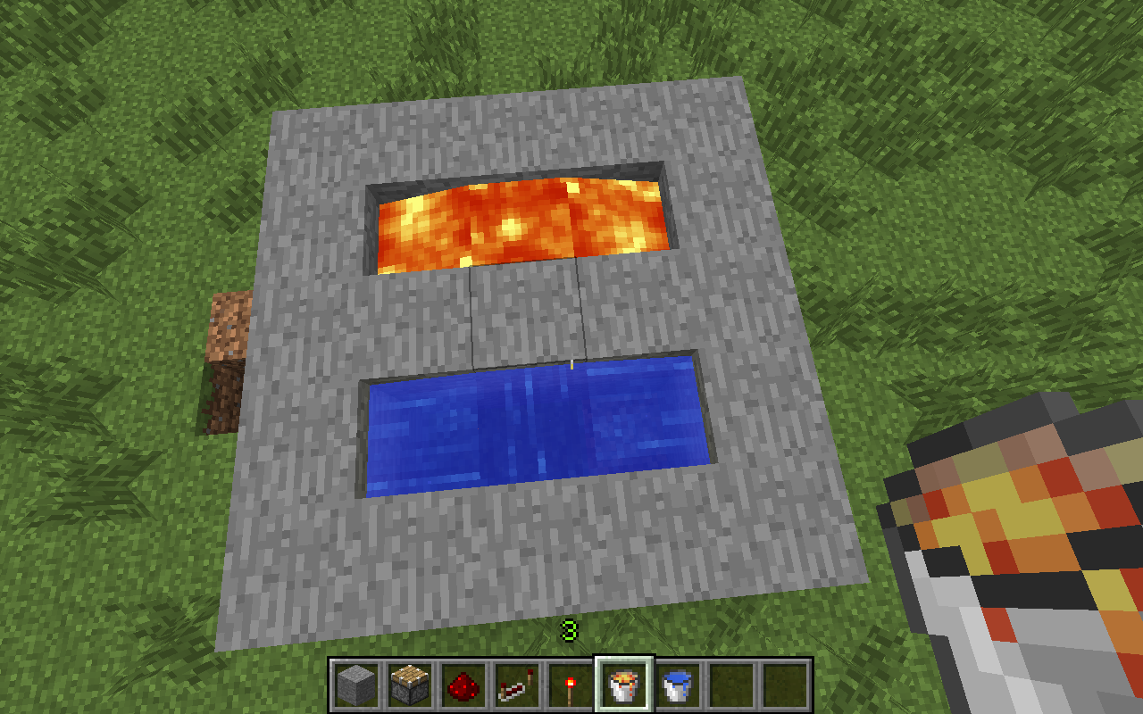 How to Make a Simple Automatic Minecraft Cobblestone Generator ...