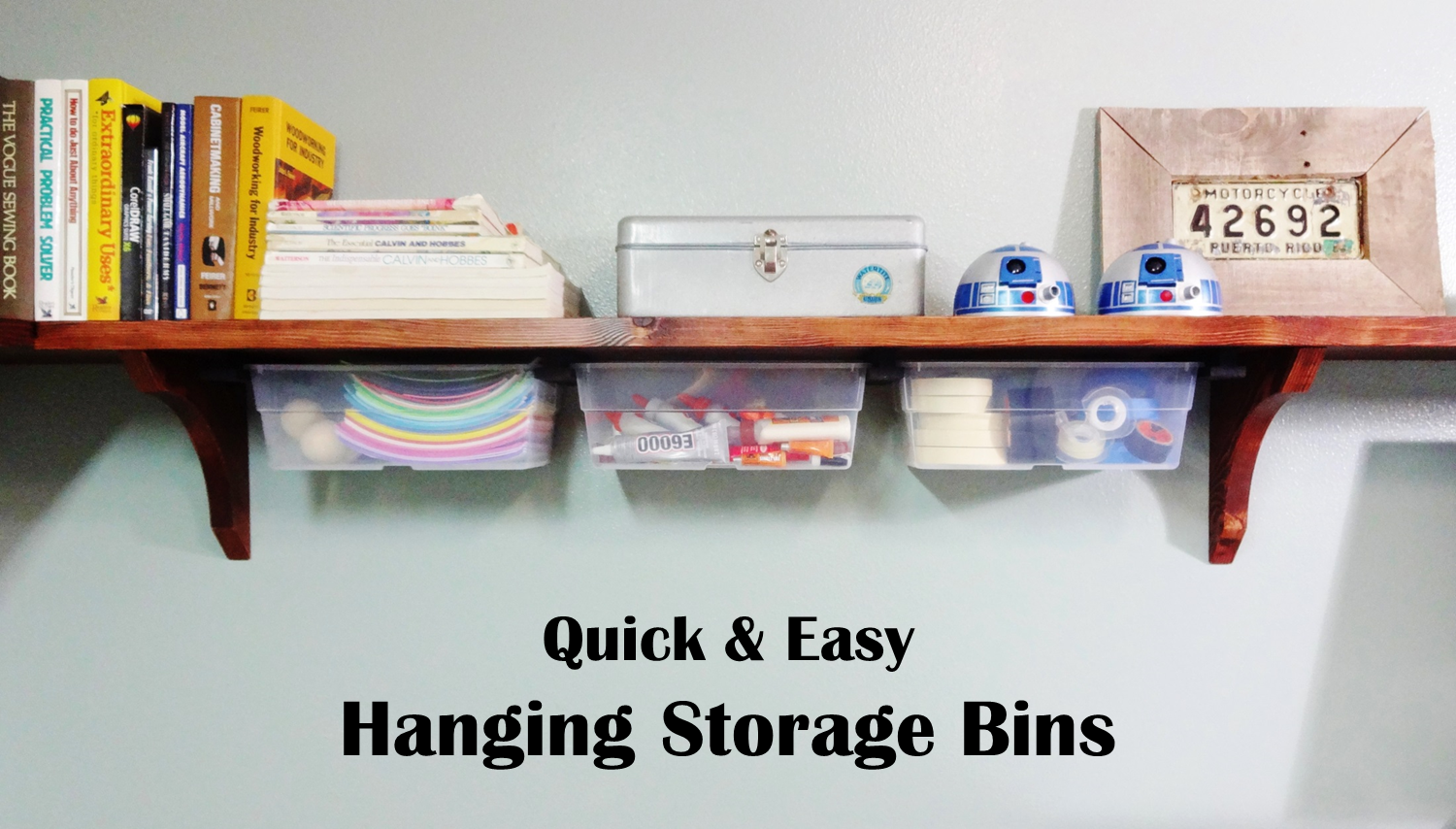 Hanging Storage Bins : 7 Steps (with Pictures) - Instructables