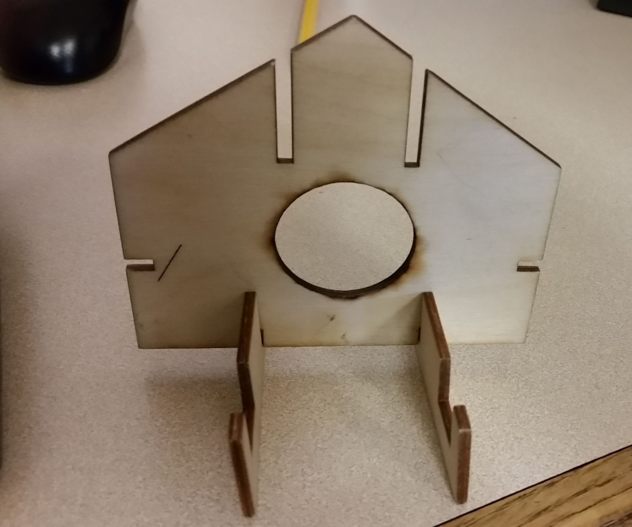Laser Phone Stand : 4 Steps - Instructables