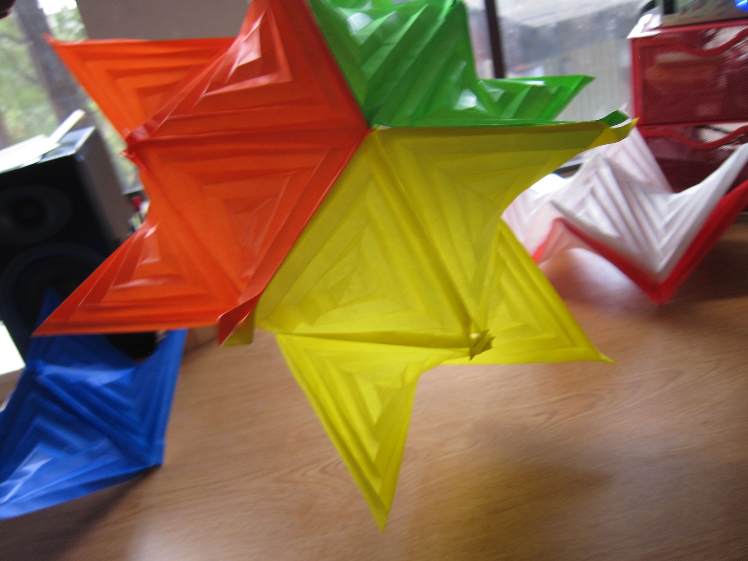 Paper "Cube" Made of Hyperbolic Paraboloids - Modular Math Origami : 7 ...