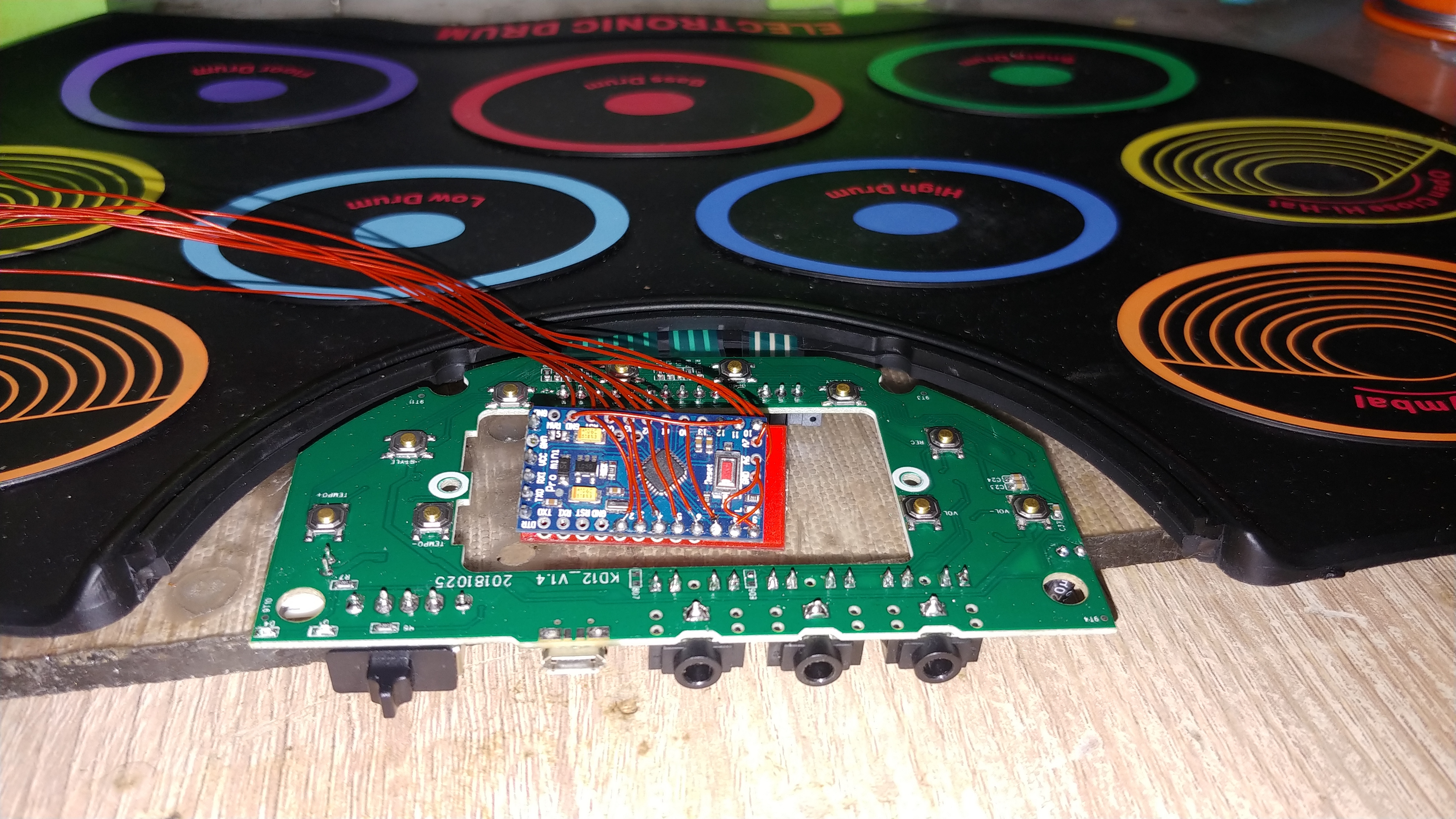 MIDI Drum Kit on Python and Arduino : 5 Steps (with Pictures ...