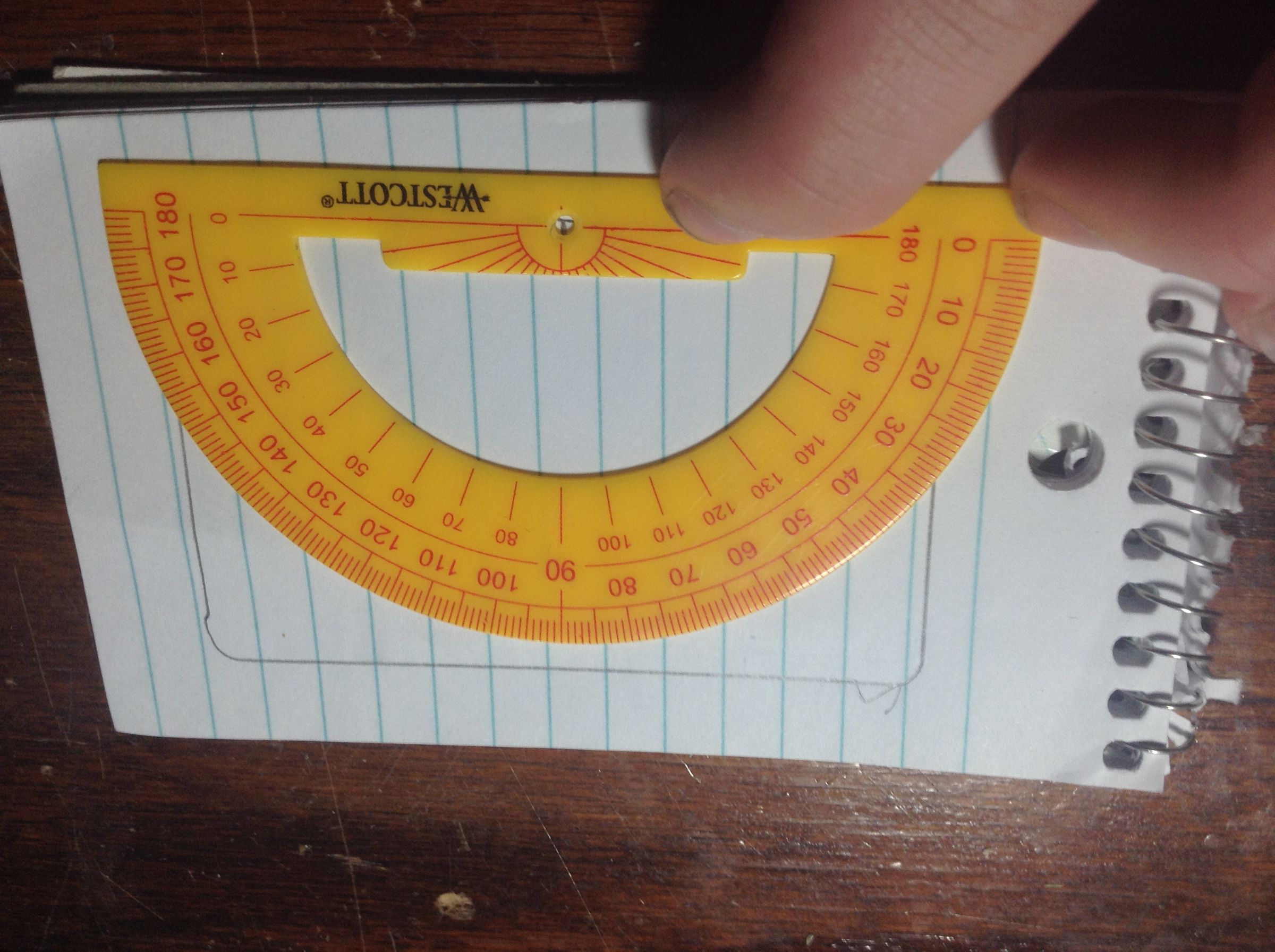 Pocket Sized Protractor : 5 Steps - Instructables