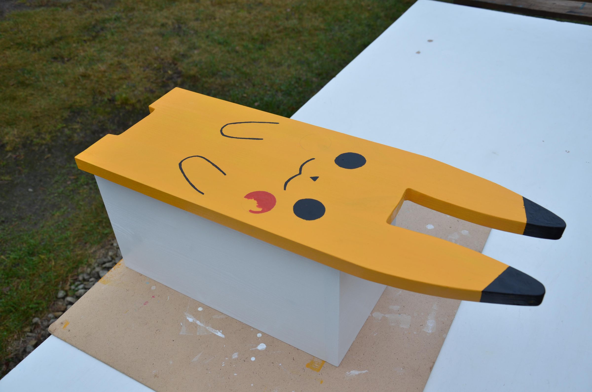 Pikachu Bedside Table - a Diy Furniture Project Inspired by Pokemon : 5 ...