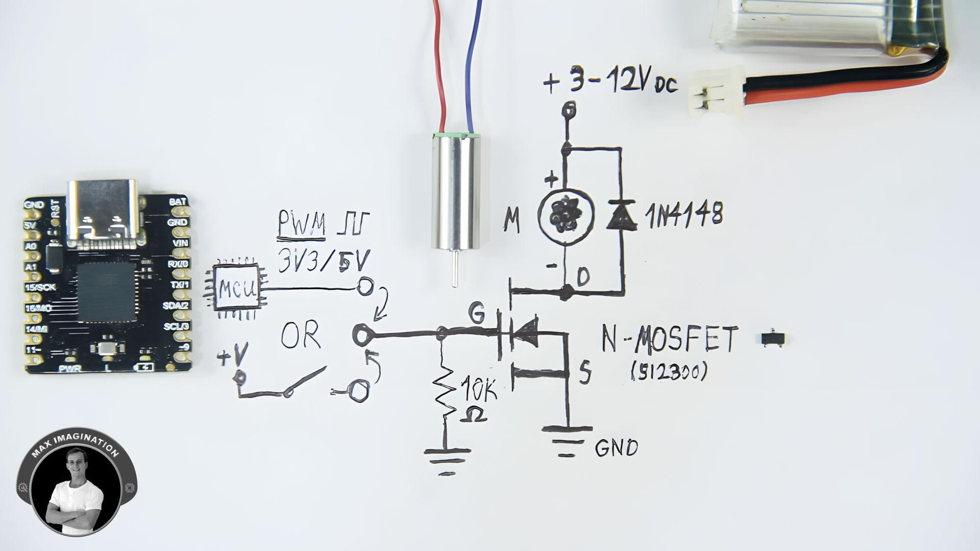 Guide to Making TINY Brushed Motor Drivers With MOSFETs for RC Projects : 19 Steps (with ...