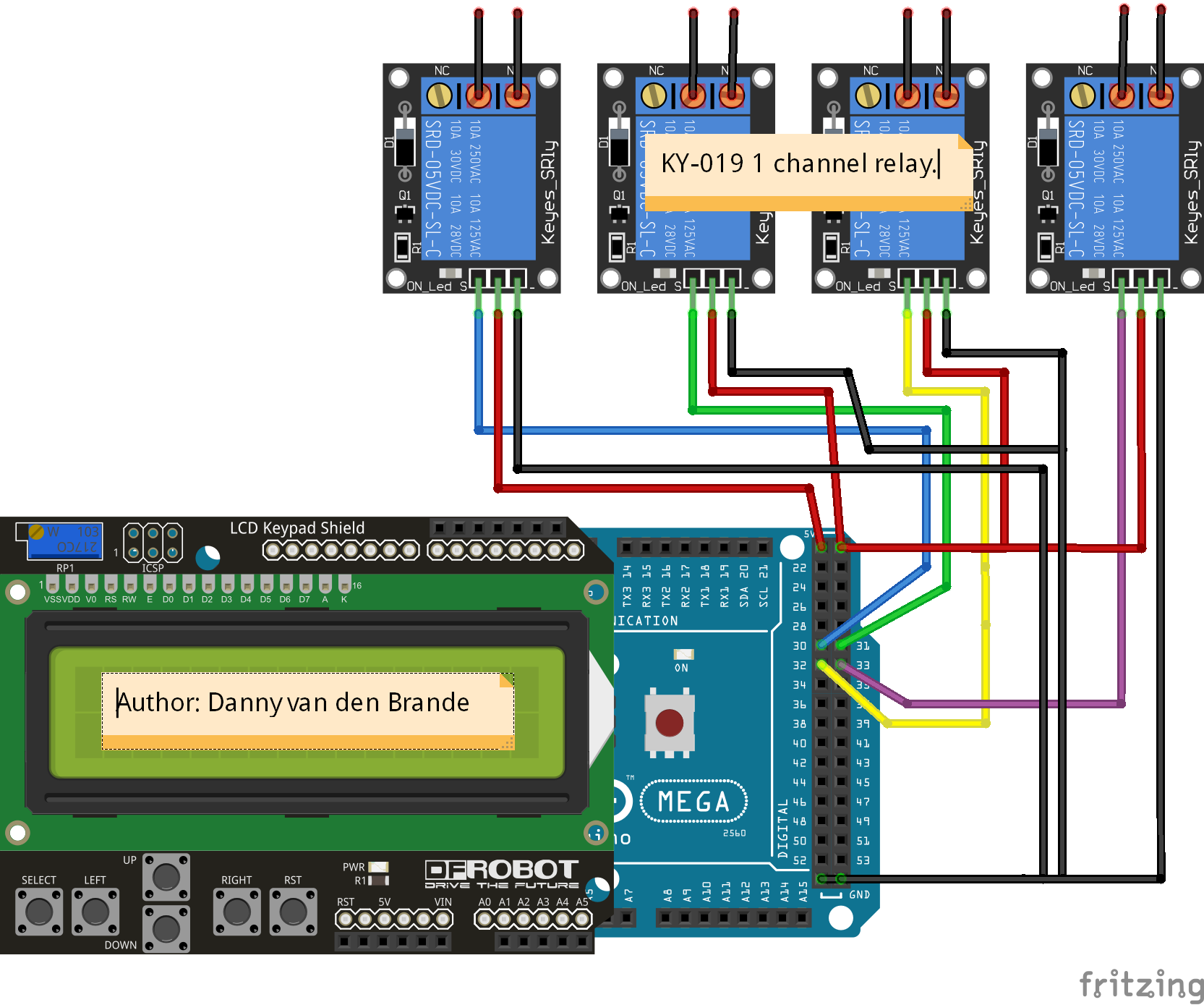 Arduino - LCD 1602A KEYPAD LCD SHIELD RELAY CONTROL. - Instructables
